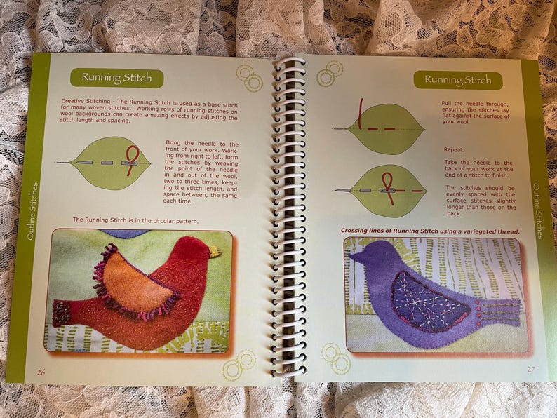 2012 Creative Stitching Book by Sue Spargo Spiral Bound Embroidery ...
