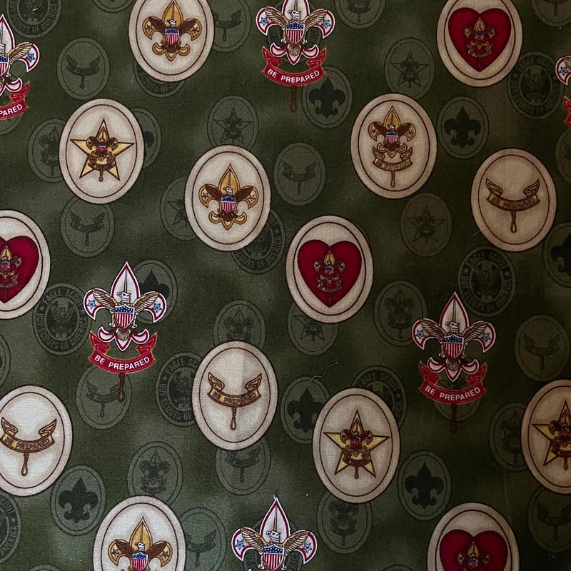 Boy Scout Fabric - Etsy
