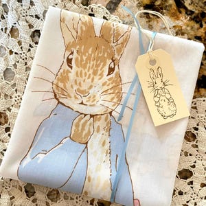 Vintage 1992 Beatrix Potter Peter Rabbit Fabric Panel by Frederick ...