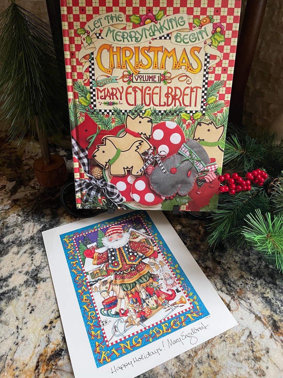 Vintage 2001 Let the Merrymaking Begin Christmas With Mary Engelbreit ...
