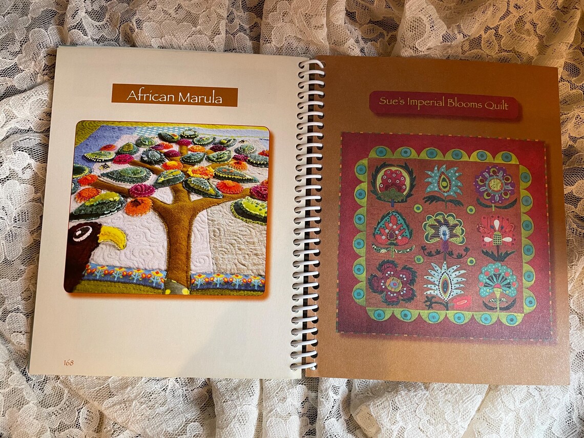 2012 Creative Stitching Book by Sue Spargo Spiral Bound Embroidery ...