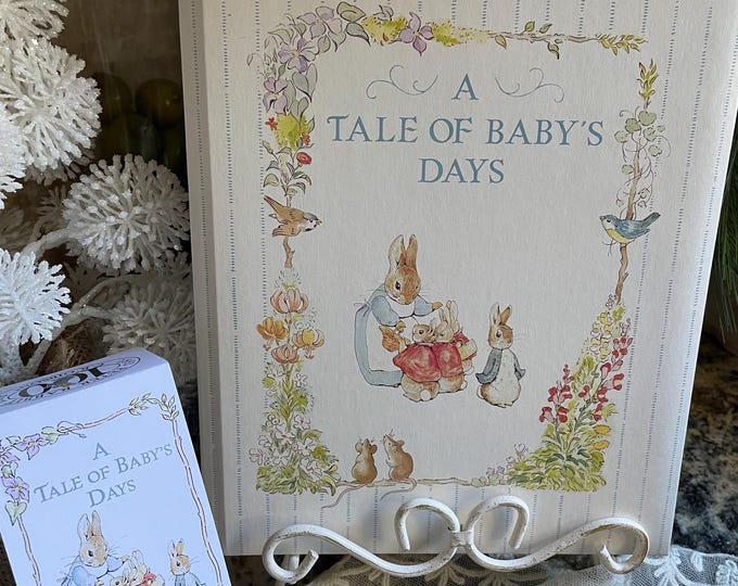 Vintage 1990 Beatrix Potter- A Tale of Baby's Days Memory Book ...