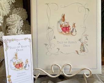 Vintage 1976 Beatrix Potter - A Tale of Baby's Days Memory Book ...