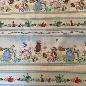Beatrix Potter Peter Rabbit Fabric From Frederic Warne & Co. 2006 ...