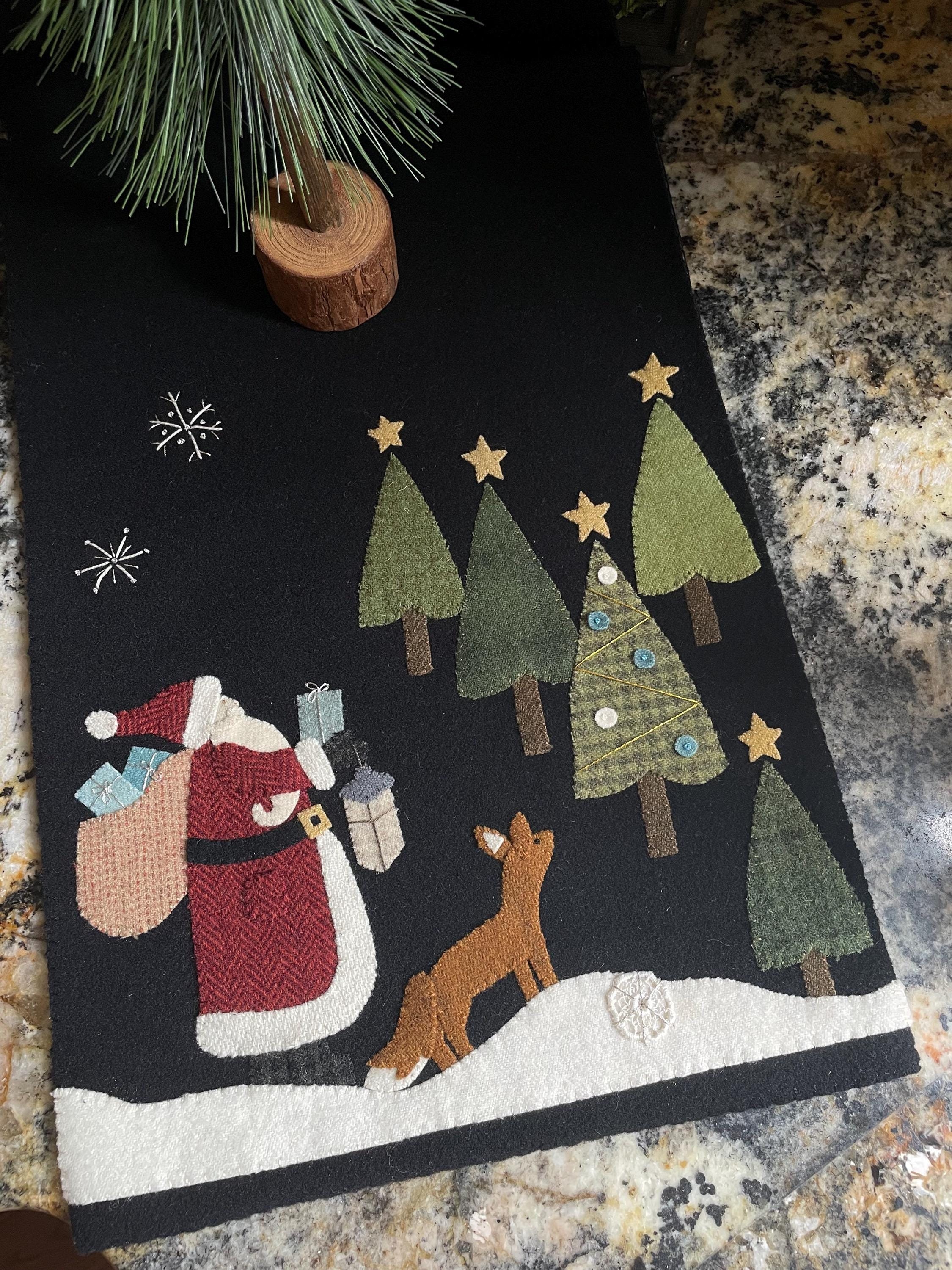A Walk in December Pattern Only by Nutmeg Hare Winter Christmas Holiday ...