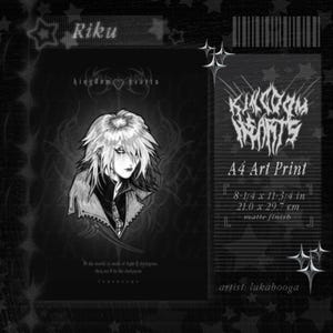 KINGDOM HEARTS Sora, Riku, Roxas A4 Art Prints - Etsy