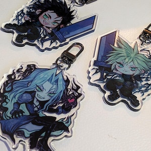 FFVII SOLDIER 3” Keychain Set - Etsy