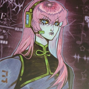 Megurine LUKA A4 Art Print - Etsy
