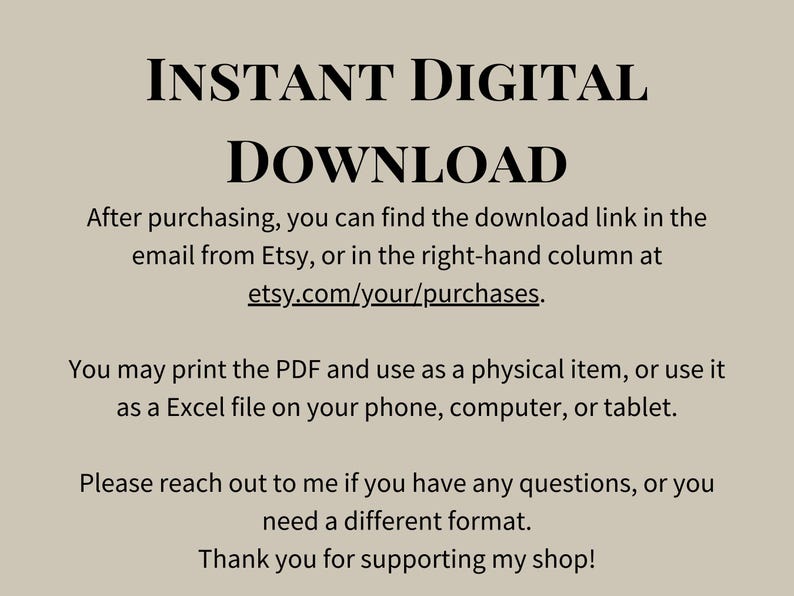 Vehicle Mileage Log Template: Business Tax Tracker (PDF, Excel) - Etsy