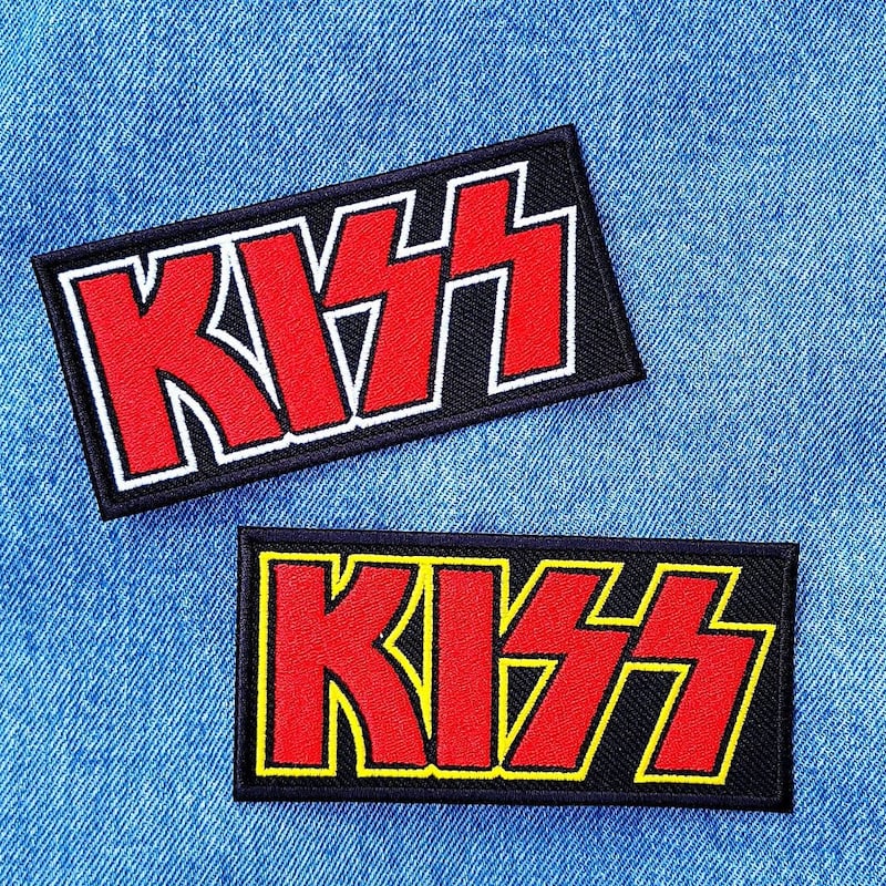 Kiss Embroidery Patch - Etsy