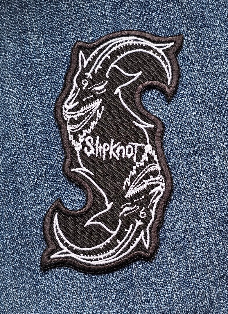 Slipknot Heavy Metal Patch, Slipknot Logo Patch, Heavy Metal Band Patch, Slipknot Band, Iron on ...