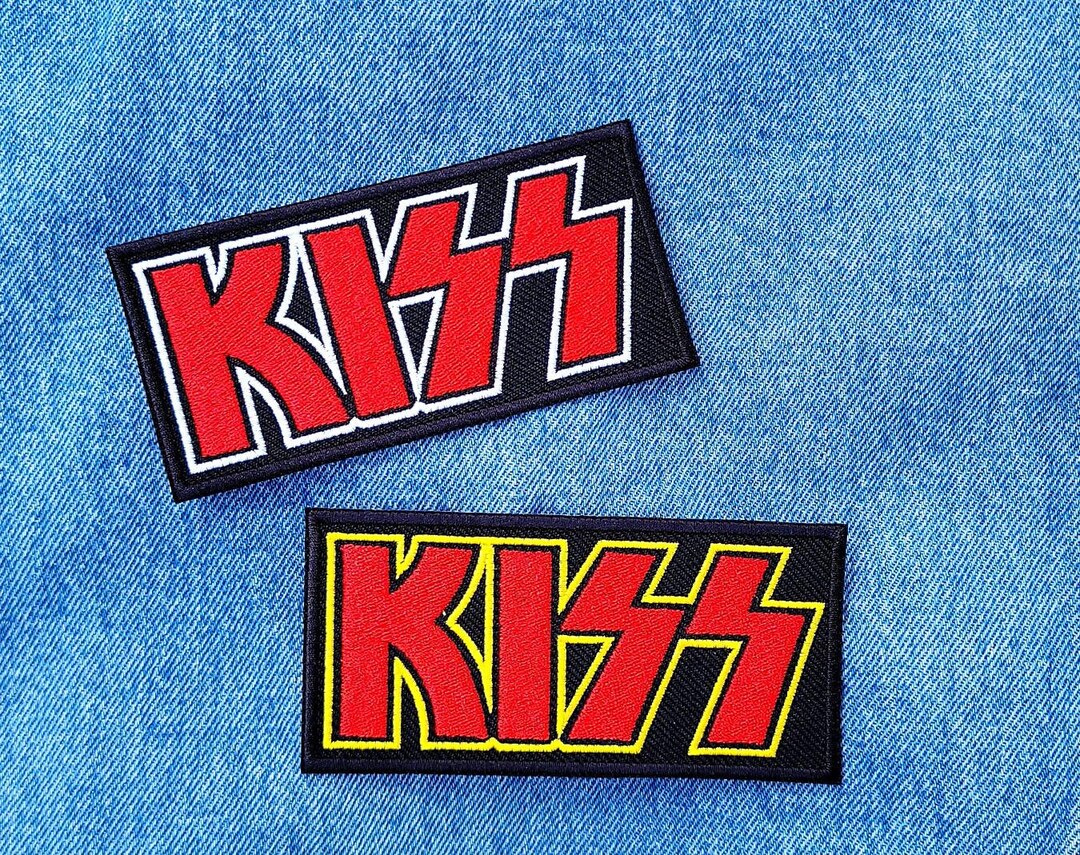 Kiss Band Patch, Kiss Rock Band, Kiss Logo Patch, Iron on Patch,high ...
