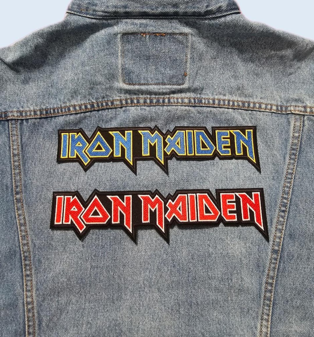 Embroidery Patch, Iron on Patch, Large Heavy Metal Jacket Patch, Sew on ...