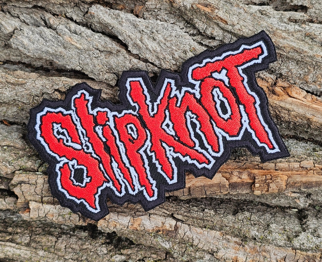 Slipknot Heavy Metal Patch, Slipknot Logo Patch, Heavy Metal Band Patch, Slipknot Band, Iron on ...