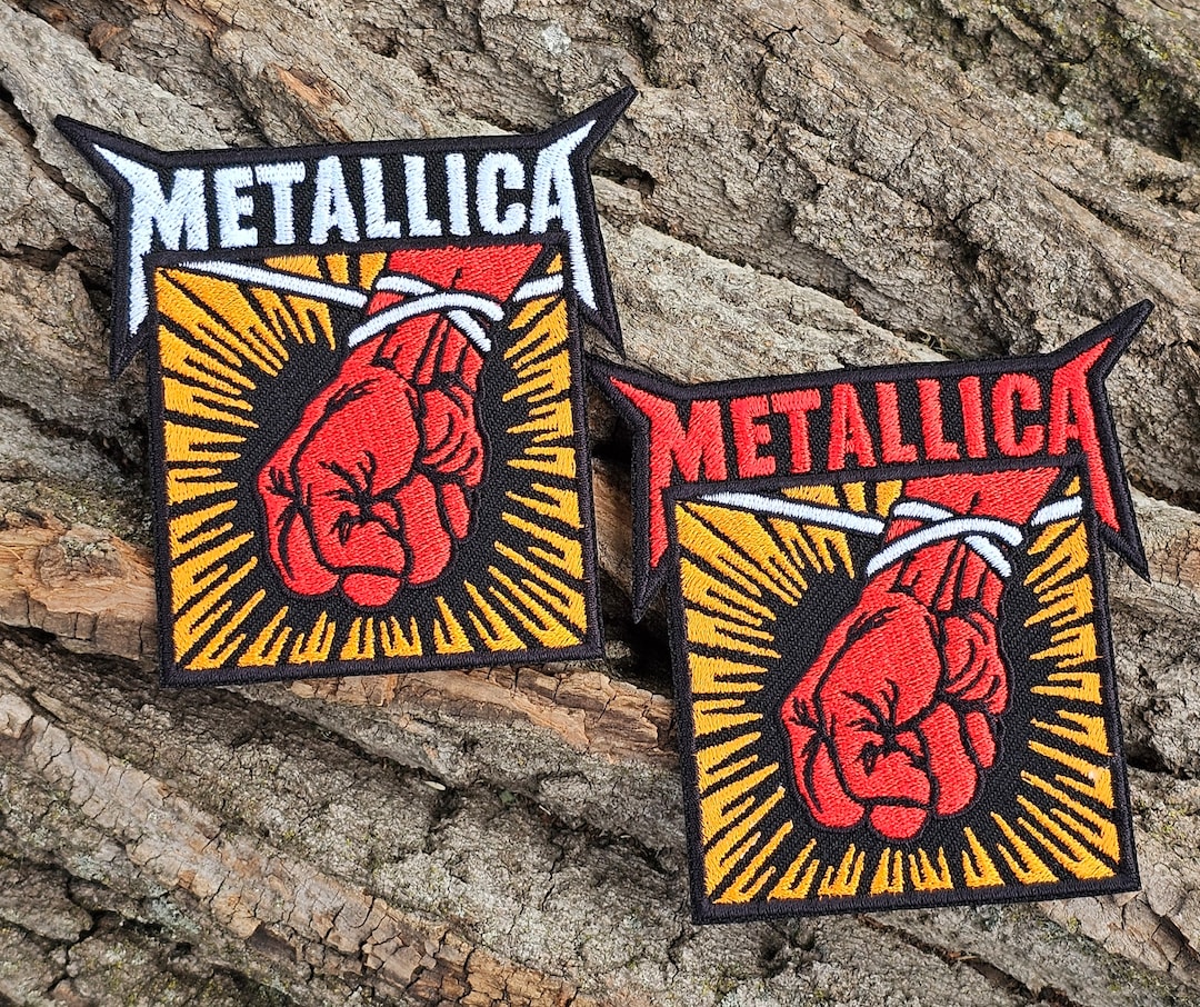 Metallica Heavy Metal Patch, Metallica Logo Patch, Heavy Metal Band ...