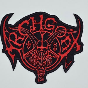 Archgoat Band Patch, Archgoat Logo Patch, Archgoat Black Metal Patch, Iron on Patch, Sew on ...