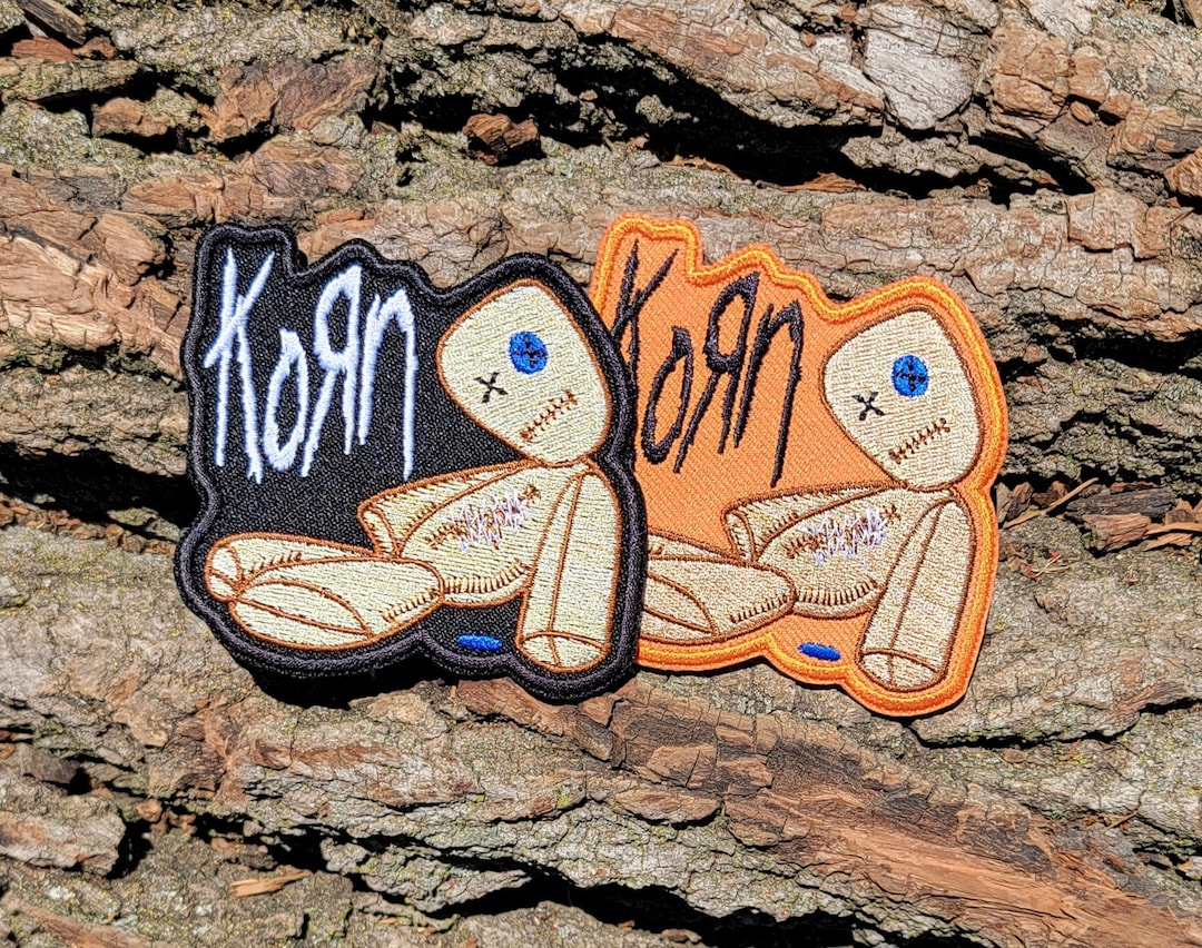 Korn Patch, Korn Embroidery Patch, Korn Rock Band Patch, Iron on Patch, Homemade Detailed Patch ...