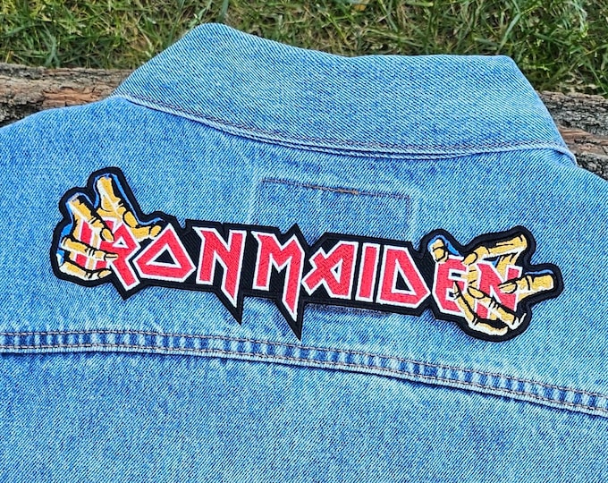 Iron Maiden Patch. 'logo Name ' Cut Out Patch. Officially Licensed ...