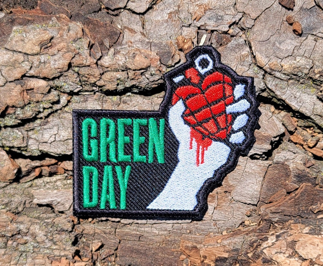 Green Day Patch,green Day Embroidery Patch, Rock Iron on Patch,high ...
