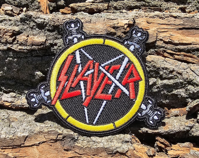 Slayer DIY Patch Punk Crust Metal Exhumed No Mercy - Etsy