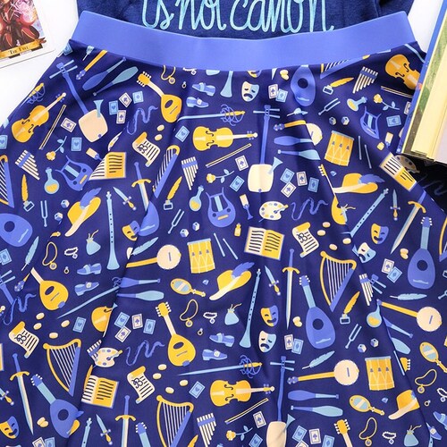 Wizard Skater Skirt Dungeons and Dragons Skirt - Etsy