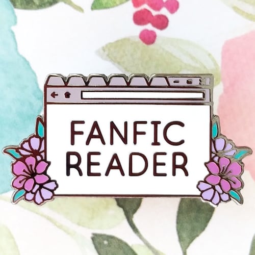 Fanfic Pin Fandom Enamel Pin Anime Enamel Pin Fanfic Reader | Etsy