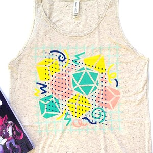 Dungeons and Dragons Retro Tank Top - Lighter 90s Dice Tank Top ...
