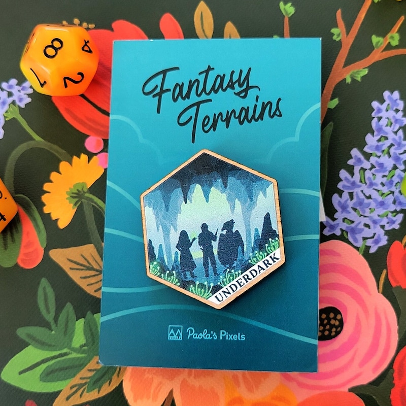 Dnd Enamel Pin - Etsy