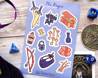 ROGUE BUNDLE Dnd Rogue Pack Rogue Spell Cards Rogue Builder Rogue Cheat ...