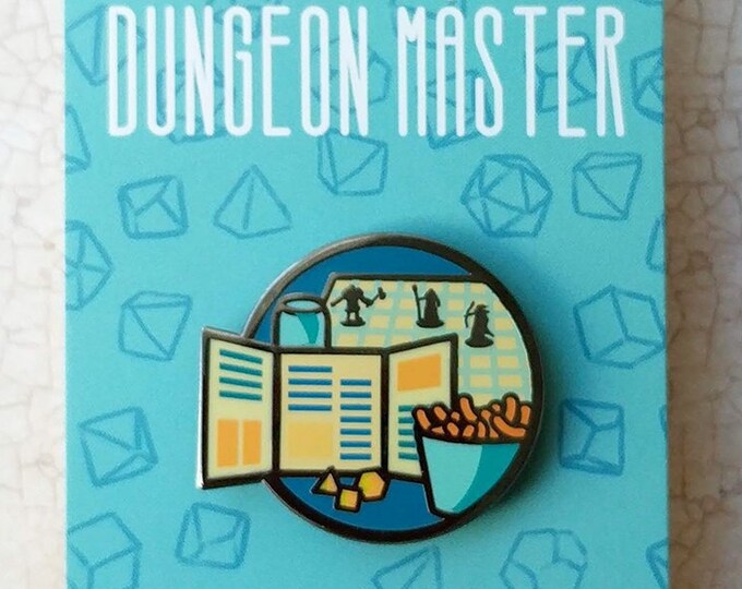 Dungeon Master Enamel Pin, Dungeons and Dragons Enamel Pin - Etsy