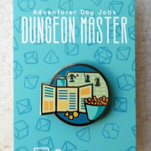 Dungeon Master Enamel Pin, Dungeons and Dragons Enamel Pin - Etsy
