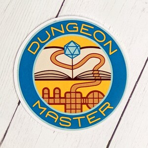 Dungeon Master Sticker, Dungeons and Dragons Sticker, 2.5 Inch Dnd ...