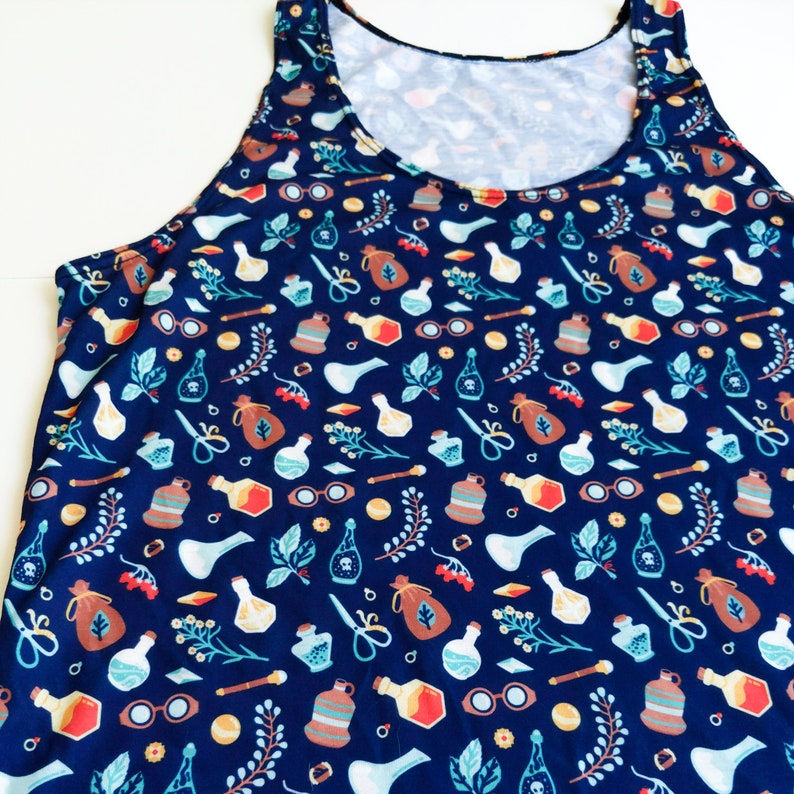 Alchemist Pattern Tank Top - Unisex Dnd Style - Etsy