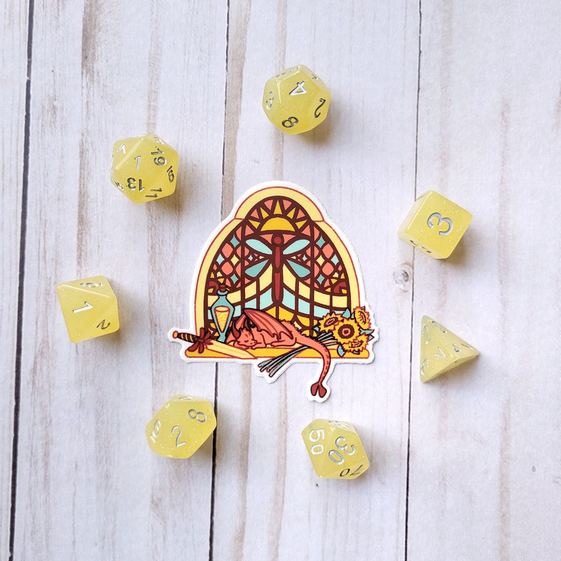 Warlock Window Sticker Dungeons and Dragons Sticker 2.5 | Etsy