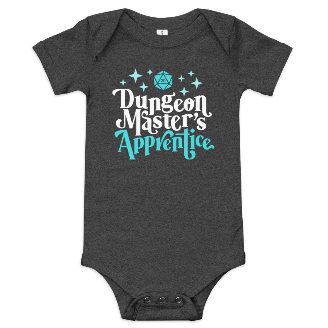 Dungeon Master's Apprentice Baby One Piece, Dungeon Master Baby Shower ...