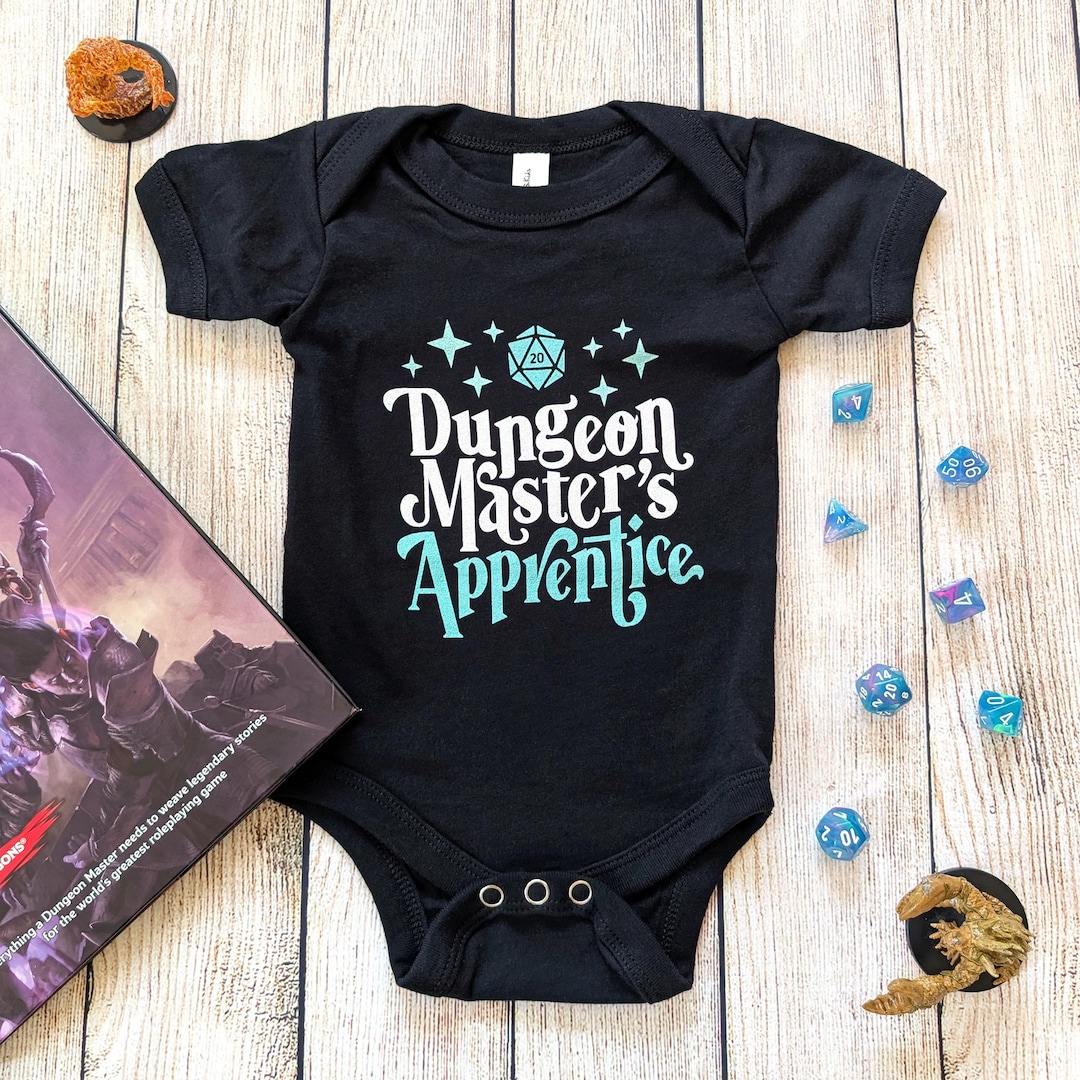 Dungeon Master's Apprentice Baby One Piece, Dungeon Master Baby Shower ...