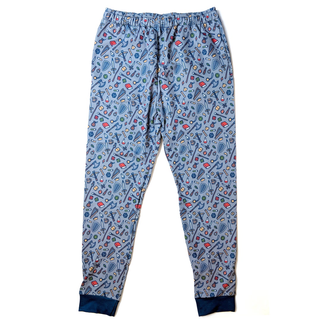 Tabletop Items Men's Joggers, Dungeons and Dragons Lounge Pants - Etsy