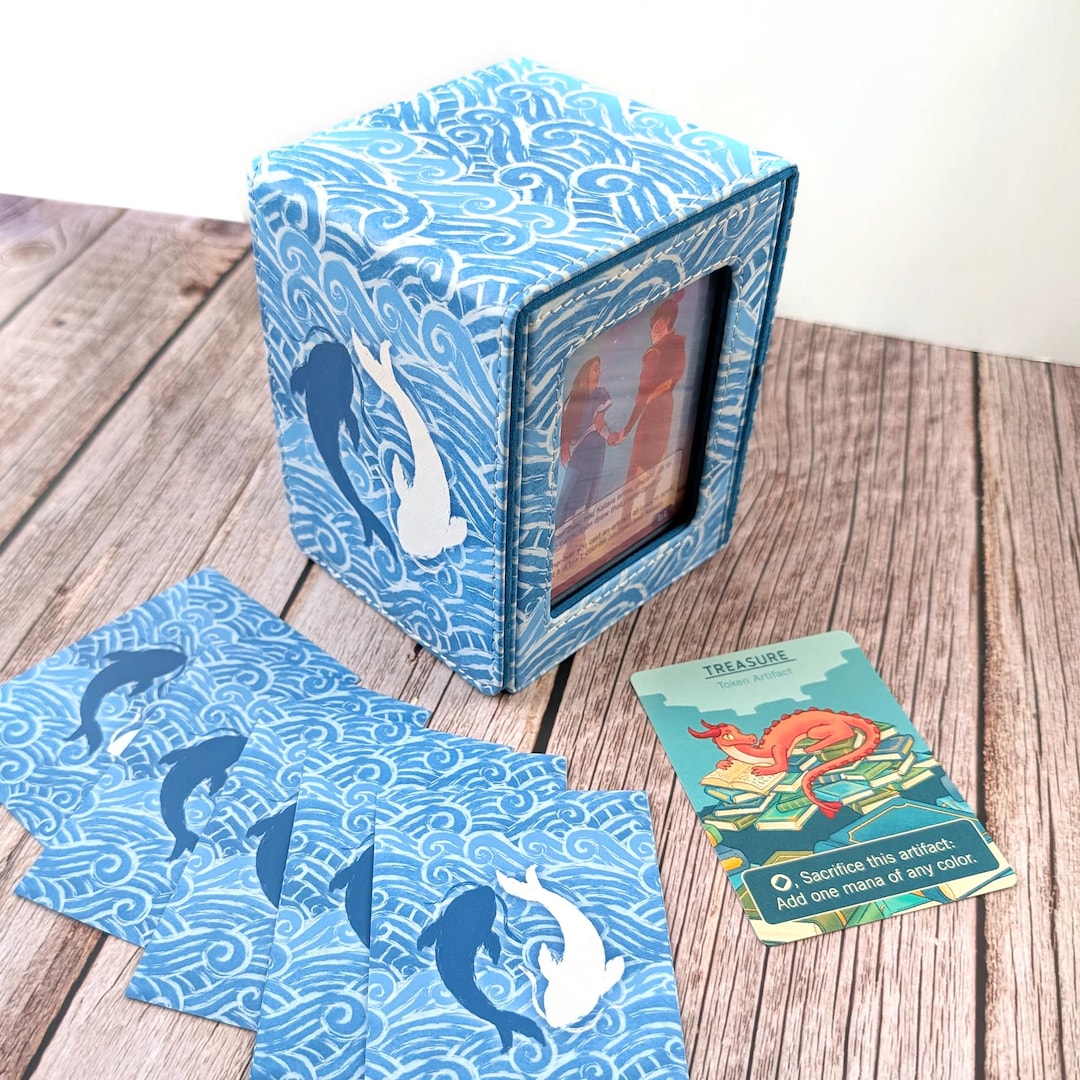 Water Tribe Deck Storage Box, Cute Magic the Gathering Box for Your ...