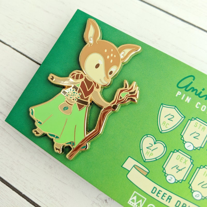 Deer Cute Pin - Etsy UK