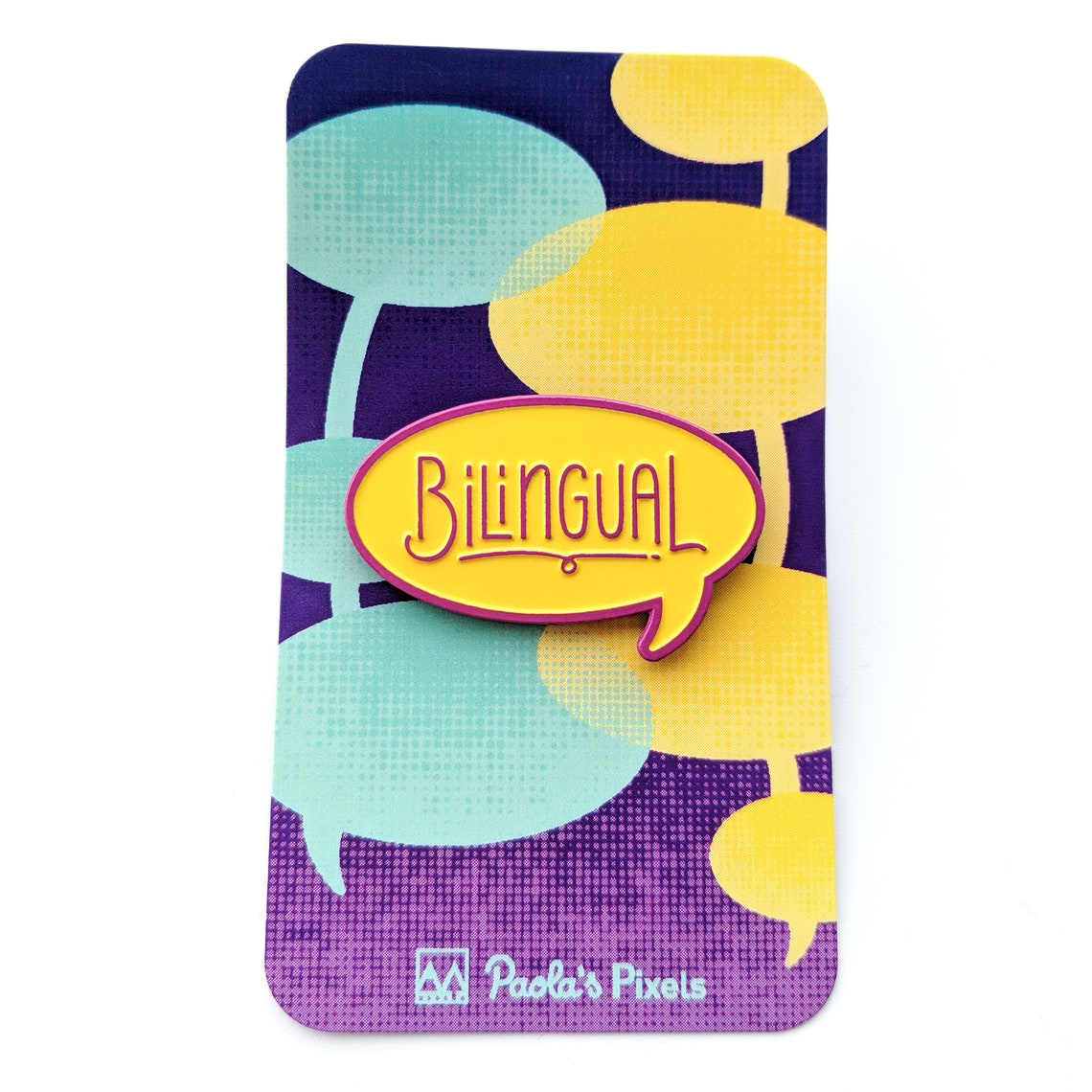 Bilingual Enamel Pin Espanol Lapel Pin Latinx Enamel Pin | Etsy