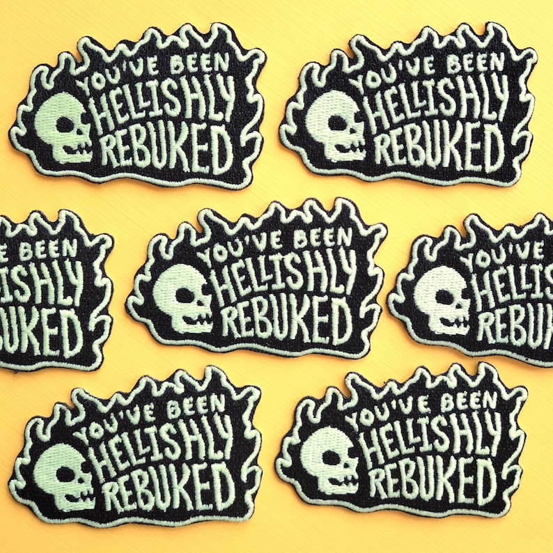 You've Been Hellishly Rebuked Patch, Dnd Patch, D&D Hellish Rebuke ...