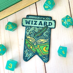 Wizard Banner Patch, Dungeons and Dragons Patch, Dnd Patch, Dungeon ...
