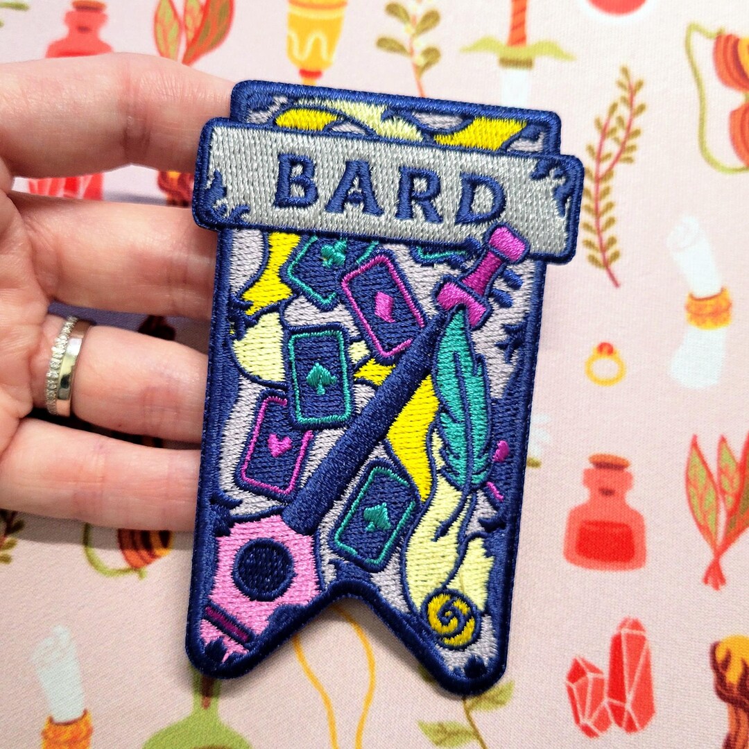 Seconds Sale Bard Banner Patch, Dungeons and Dragons Patch, Dnd Patch ...
