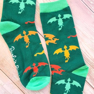 Dragon Socks, Dungeons and Dragons Socks, Geeky Socks - Etsy