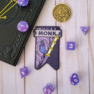 Monk Banner Patch, Dungeons and Dragons Patch, Dnd Patch, Dungeon ...
