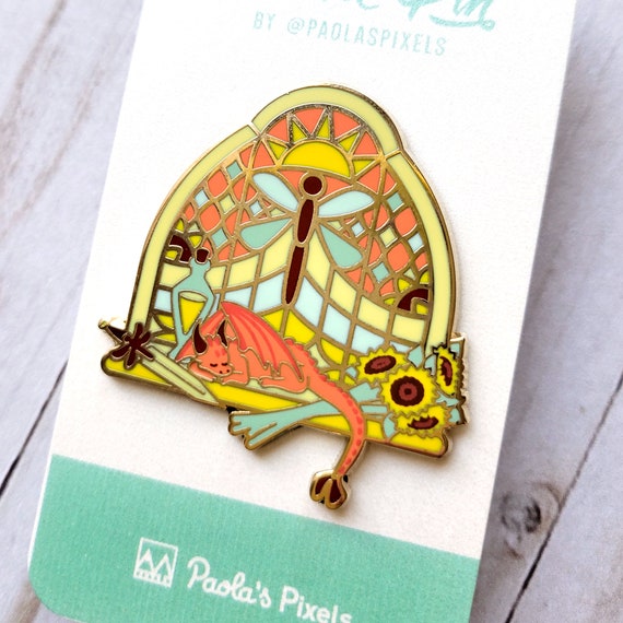 Summer Warlock Window Pin Dnd Enamel Pin Tabletop RPG Pin - Etsy