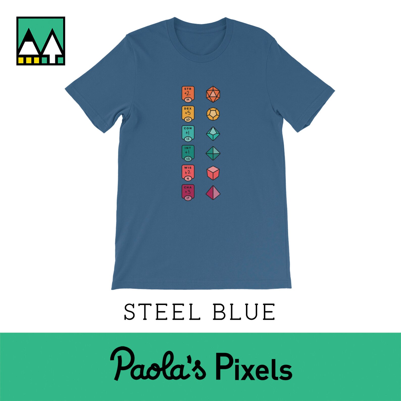 Dungeons and Dragons Character Sheet Shirt, Colorful Dnd Shirt, Gifts ...