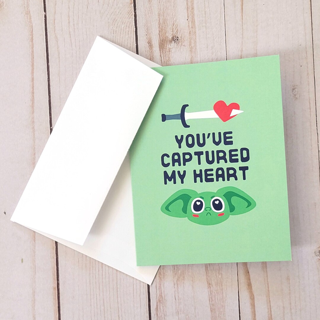 You've Captured My Heart Greeting Card, Dungeons and Dragons Valentine ...