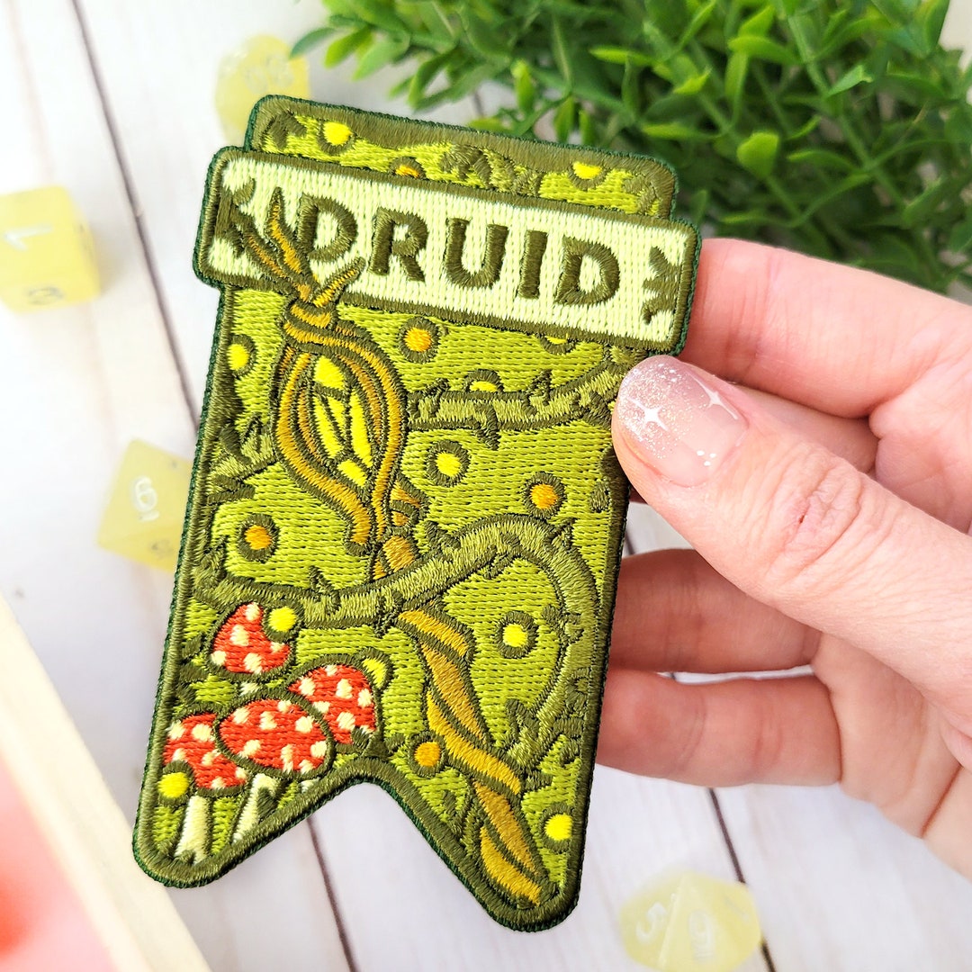 Druid Banner Patch, Dungeons and Dragons Patch, Dnd Patch, Dungeon ...