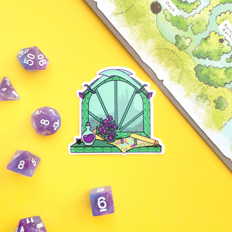 The Fighter Window Sticker Dungeons and Dragons Sticker - Etsy